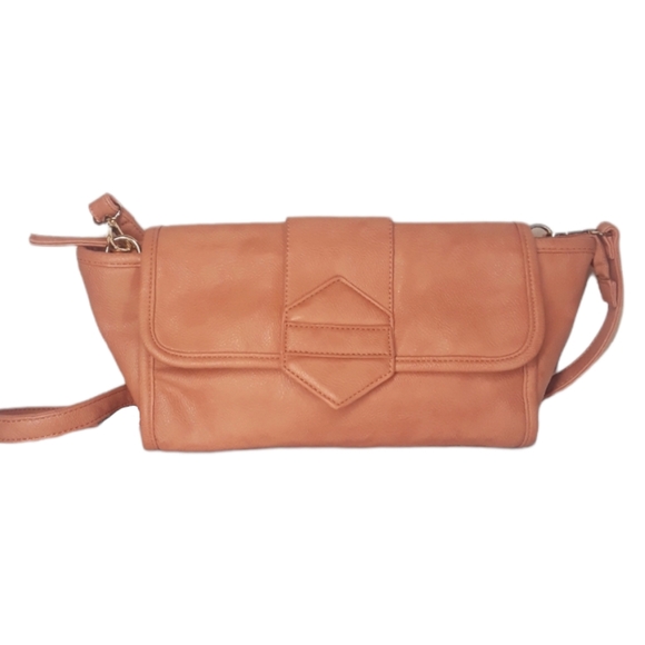 Bags | New Coral Crossbody Buckle Zipper Purse | Poshmark